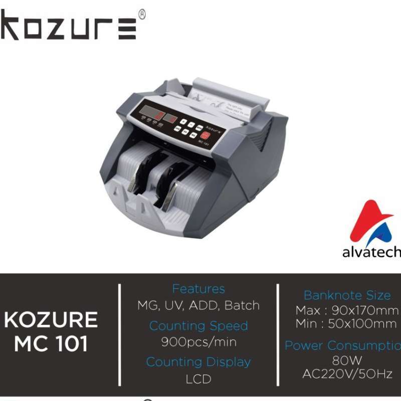Jual KOZURE MONEY COUNTER MC-101 di Seller CV Alvatech - Maricaya, Kota Makassar | Blibli