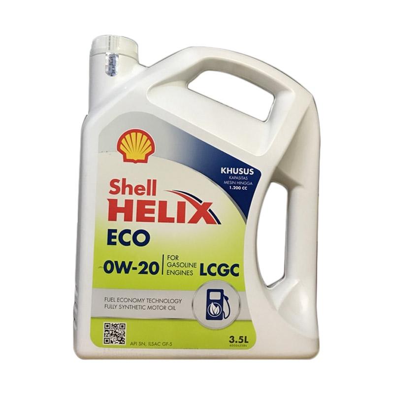 Jual Shell Helix Eco 0W - 20 Car LCGC Api SN - GF-5 Oli Mobil [3.5 ...