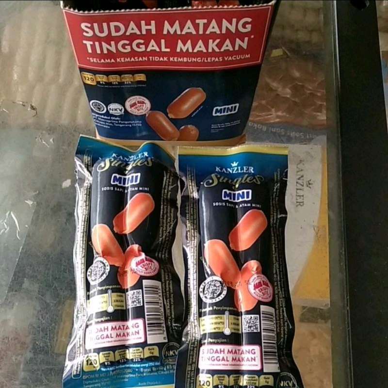 Jual Kanzler Sosis Singles Mini (Sosis Sapi dan Ayam) 65gr di Seller ...