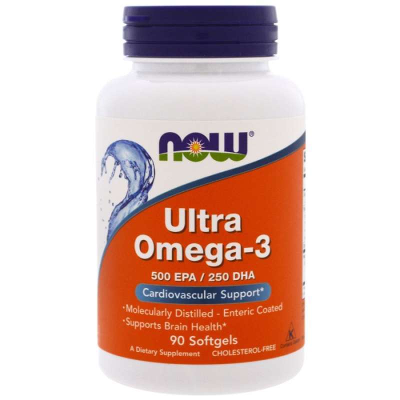 Jual Now Foods Ultra Omega 3 500 EPA/250 DHA 90 180 Softgel Fish Oil di Seller Made Good Market ...
