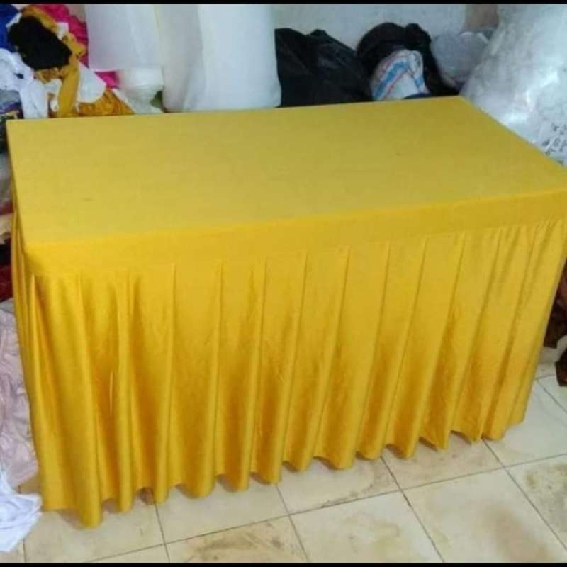 Jual Cover Meja Ukuran 120cm X 60cm X 75cm - Putih Di Seller Agatri ...