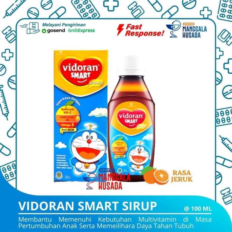 Jual Vidoran Smart Sirup Rasa Jeruk 100 Ml Di Seller Apotek Manggala ...