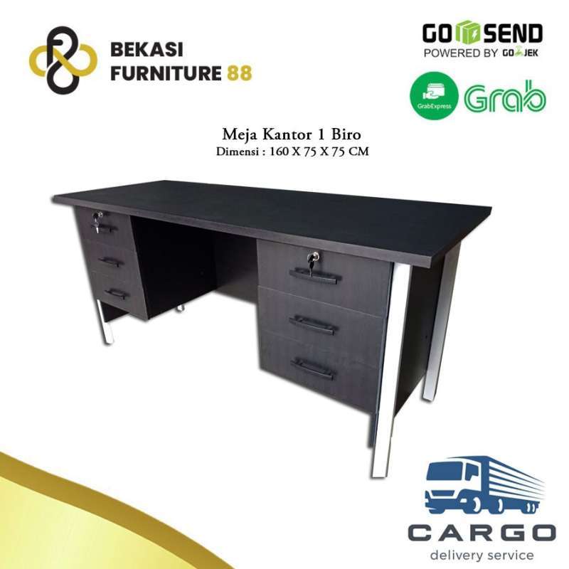 Jual Meja Kantor - Meja Kerja - Meja Office 1/2 Biro Mt 003 Oak Muda Di ...