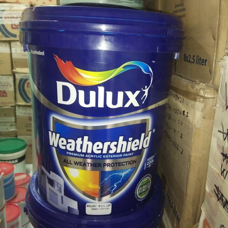 Jual Dulux Weathershield Brilliant White 20 L Di Seller Intan Sejahtera