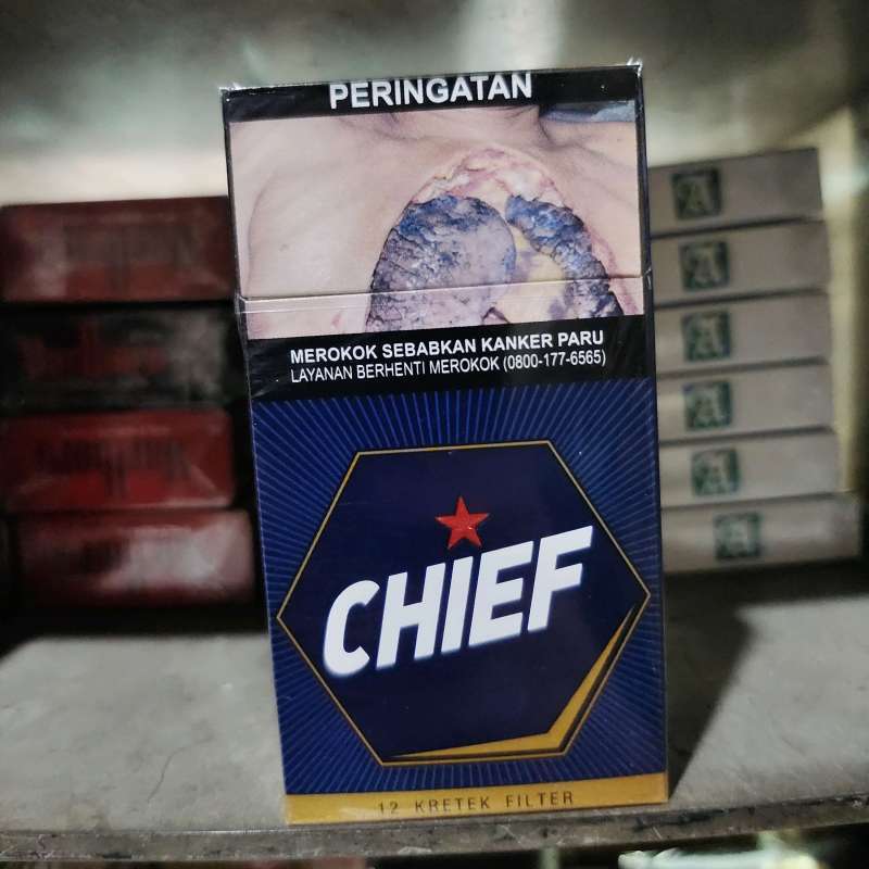 Jual Rokok CHIEF Biru - Filter di Seller Pasaraya Krian - Gamping, Kab ...
