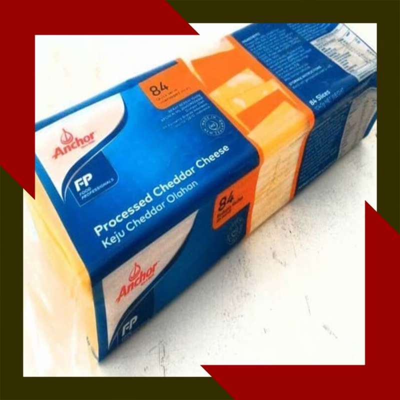Promo Anchor Processed Cheddar Cheese Orange 84 Slices Diskon 5% di ...