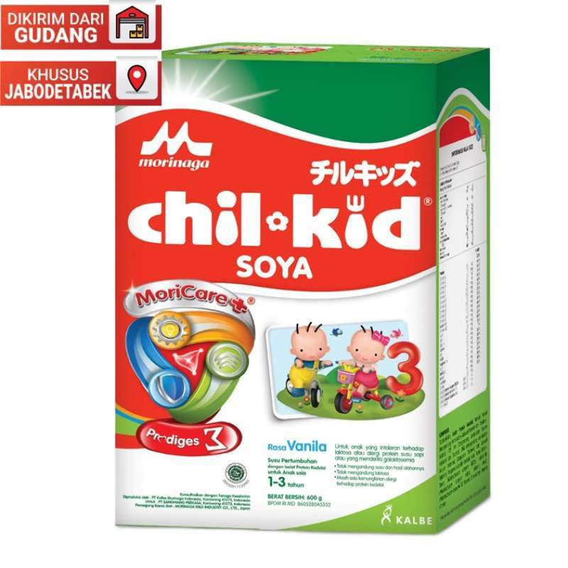 Jual morinaga Chil-Kid 3 Soya Susu Pertumbuhan Anak 1-3 Tahun Vanila 2 ...