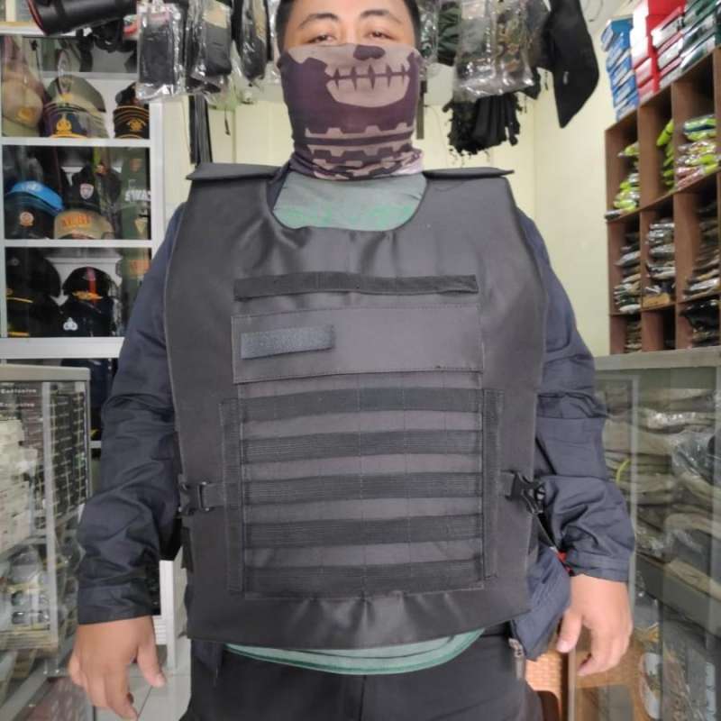 Jual Rompi Bodyvest polos Hitam JUMBO | rompi motor hitam big size ...