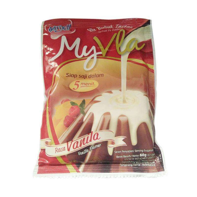 Jual Nutrijell My Vla Rasa Vanila Bubuk Vla Instant [60 g] di Seller ...