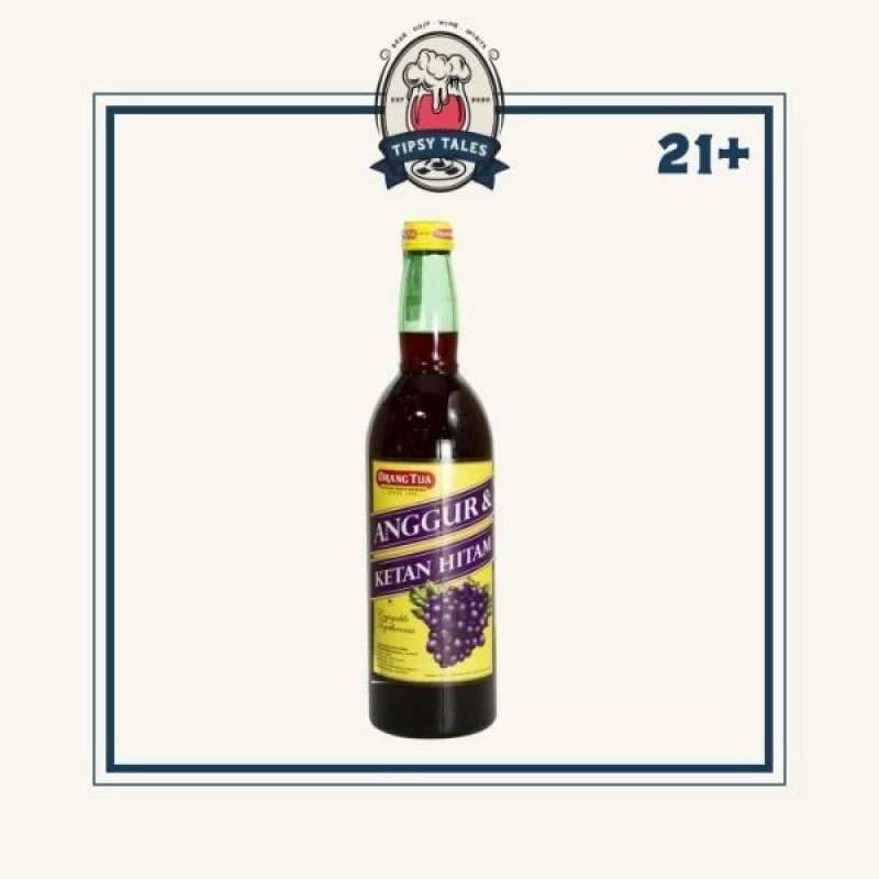 Jual Anggur Merah Ketan Hitam Cap Orang Tua Gold 620ml 14.7% di Seller ...