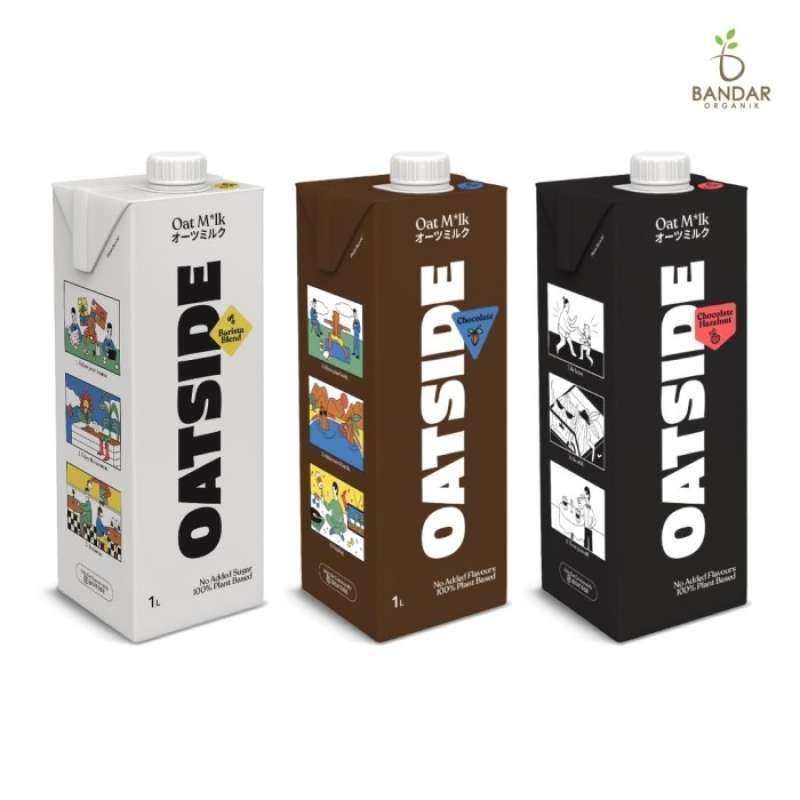 Jual Oatside - Oat Milk 1l / Susu Oat / Susu Plant Based / Barista Milk ...