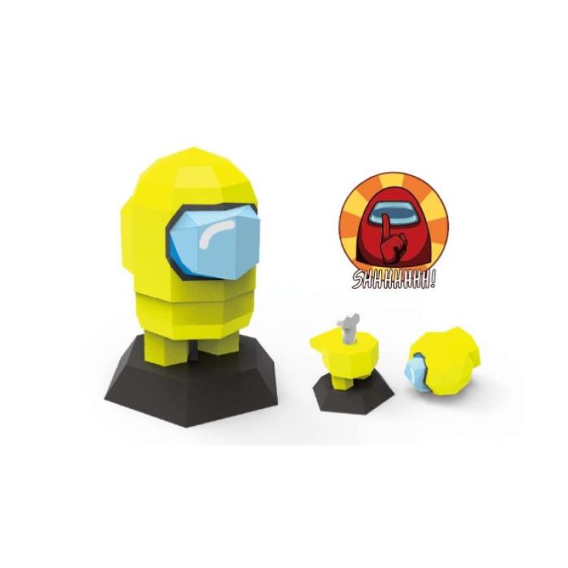 Jual PAPERCRAFT CREWMATE SINGLE AMONG US (YELLOW) - PAPERCRAFT SATUAN ...