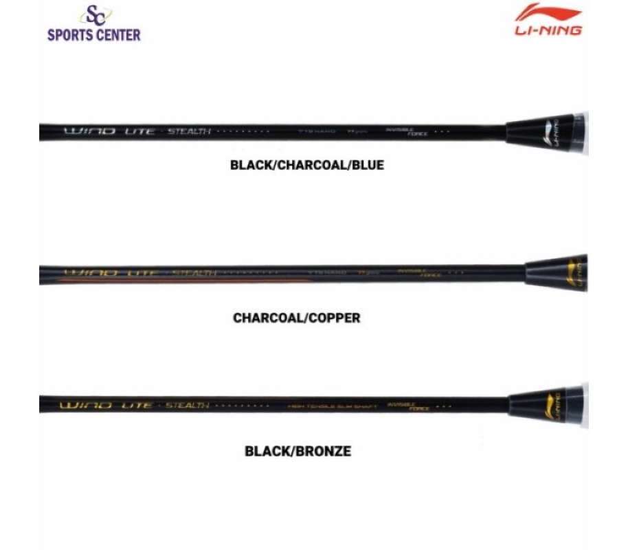 Jual New Raket Badminton Lining Wind Lite / Windlite Stealth 5u 77 Gram ...