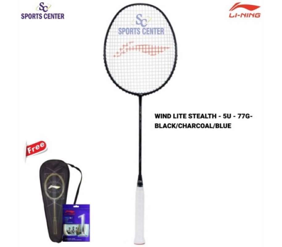 Jual New Raket Badminton Lining Wind Lite / Windlite Stealth 5u 77 Gram ...