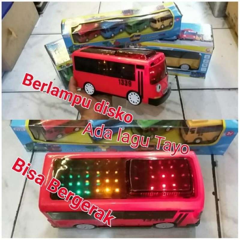 Promo Mainan Bus Tayo Light & Sound Mobil Bis Edukatif Baterai Edukasi Anak Diskon 5% Di Seller ...