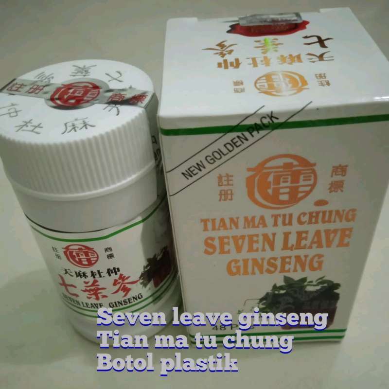 Jual Seven Leave Ginseng Tian Ma Tu Chung Obat Pelancar Darah di Seller ...