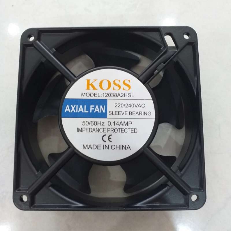 Jual Kipas Fan AC 12X12 cm Body Besi FORT/ Axial Blower Fan 4 di Seller ...