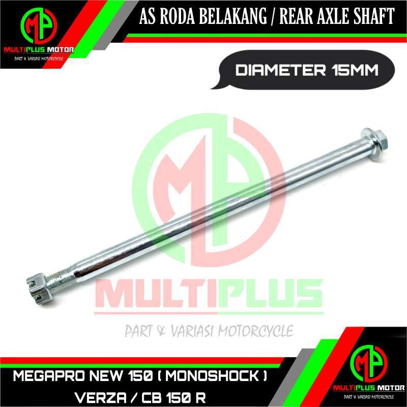 Jual As roda belakang As tromol belakang Rear axle shaft VERZA,CB 150R ...