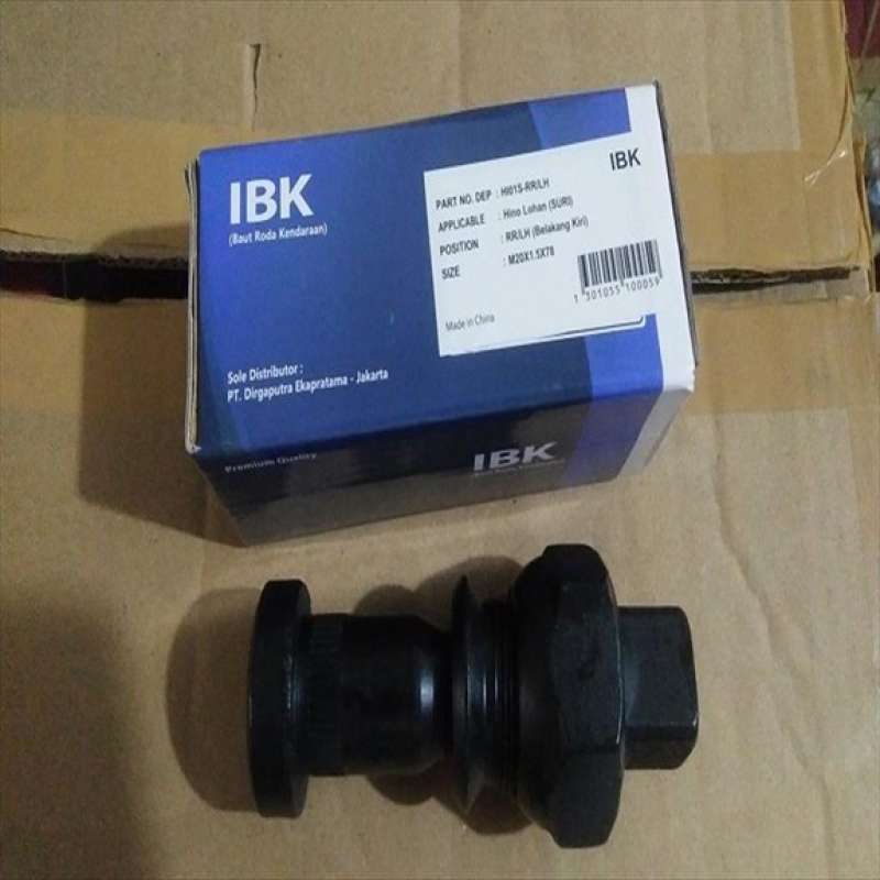 Jual Baut Roda Hub Bolt Truk Hino Lohan Jumbo Suri Belakang Kiri IBK di ...