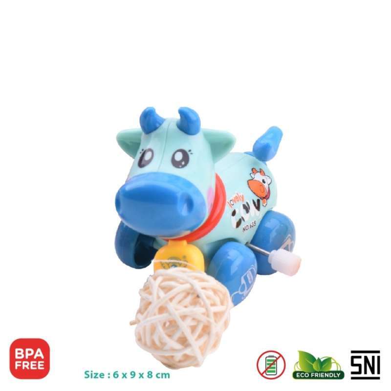 Jual Mainan Bayi / Anak Iqangel Cow Series Bersertifikat Sni - Biru Di ...