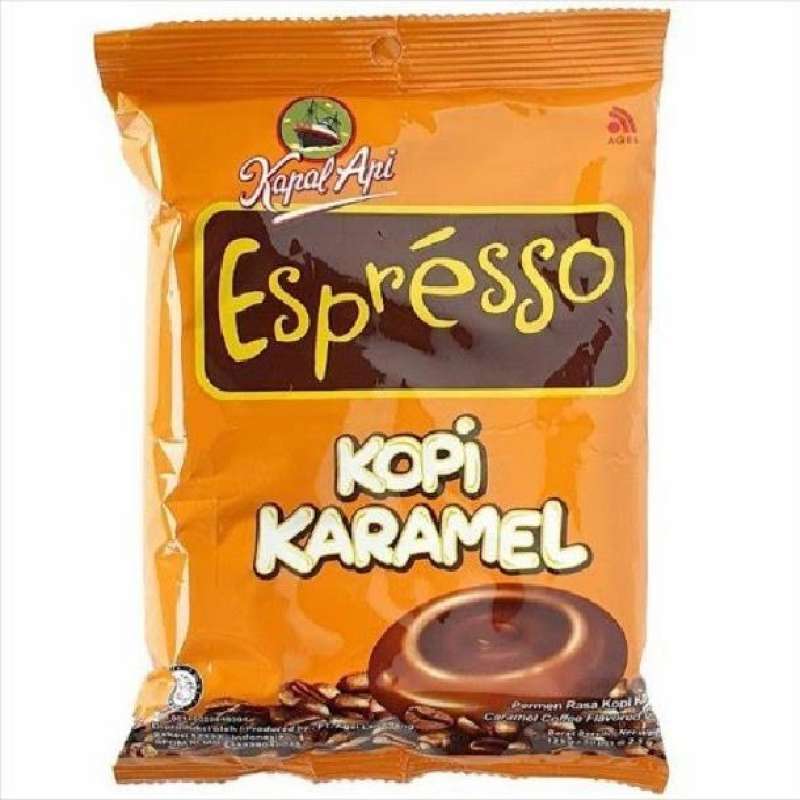 Jual Permen Kopi Kapal Api Espresso Rasa Kopi Karamel Pack Isi 50 Pcs ...