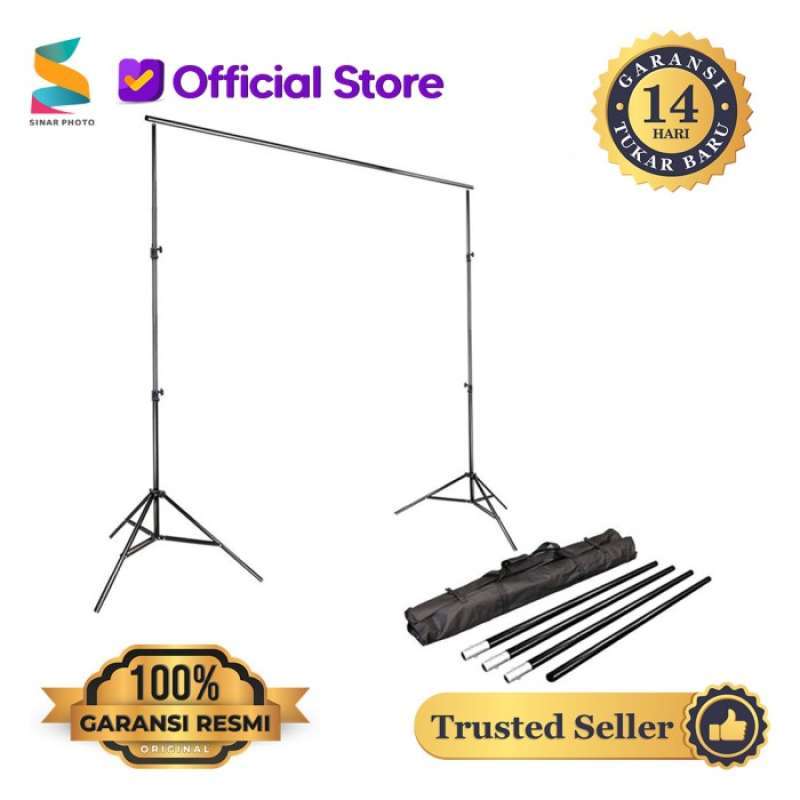 Jual IPM Taff Stand Background 1Bar 2x3 meter - Tiang Backdrop ...