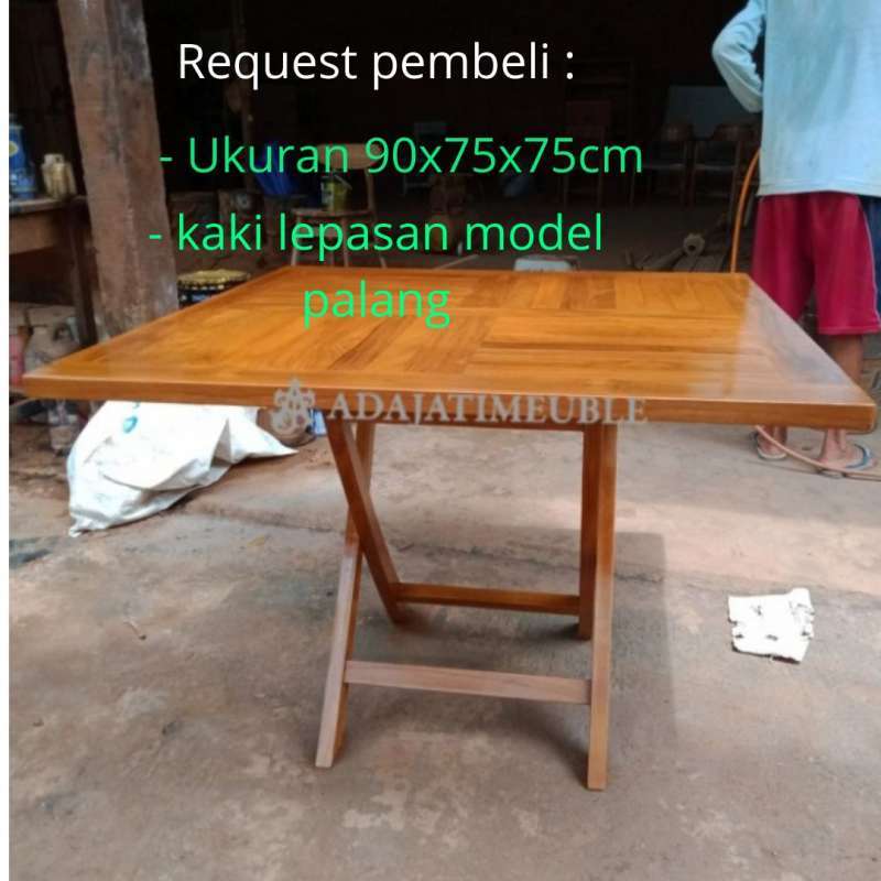 Jual Meja makan cafe resto kayu jati minimalis mebel jepara di Seller ...