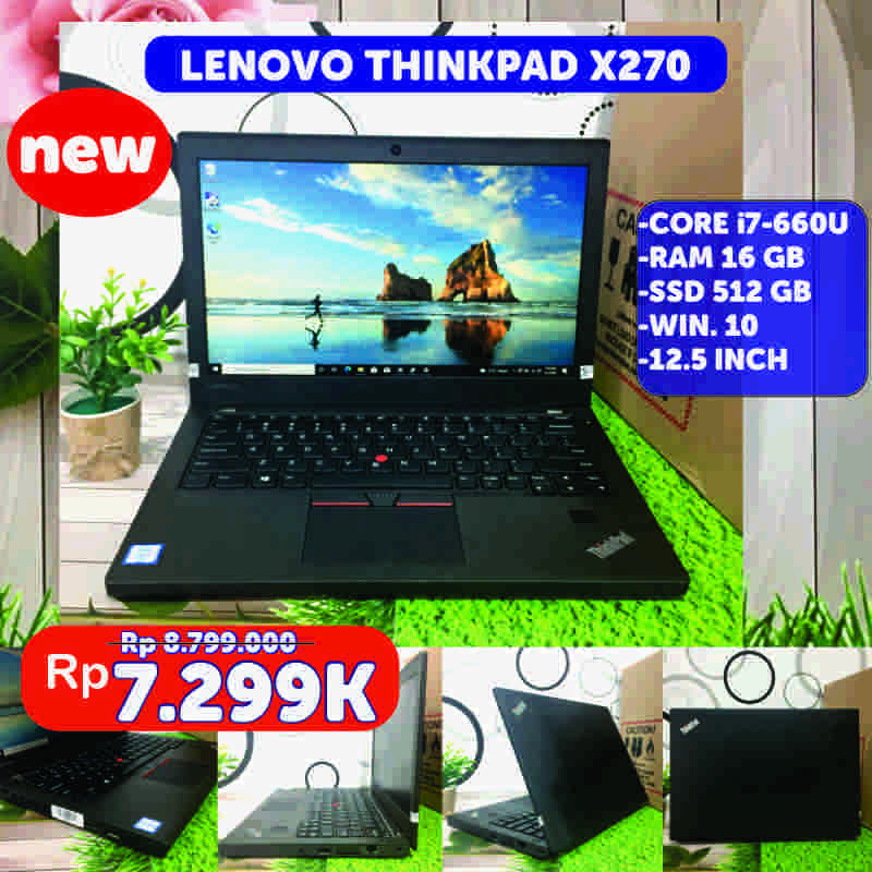 Jual New Laptop Lenovo Thinkpad X Core I Ram Gb Gb Ssd Baru Murah Garansi Tahun