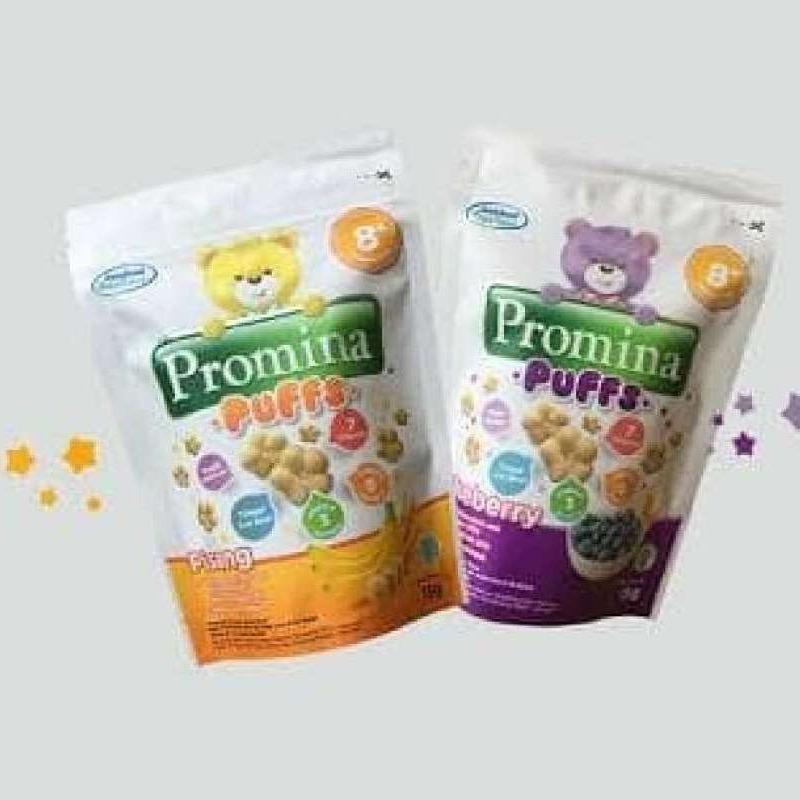 Jual Promina Puffs Cemilan Bayi 8m+ Pisang / Blueberry Mirip Gerber ...