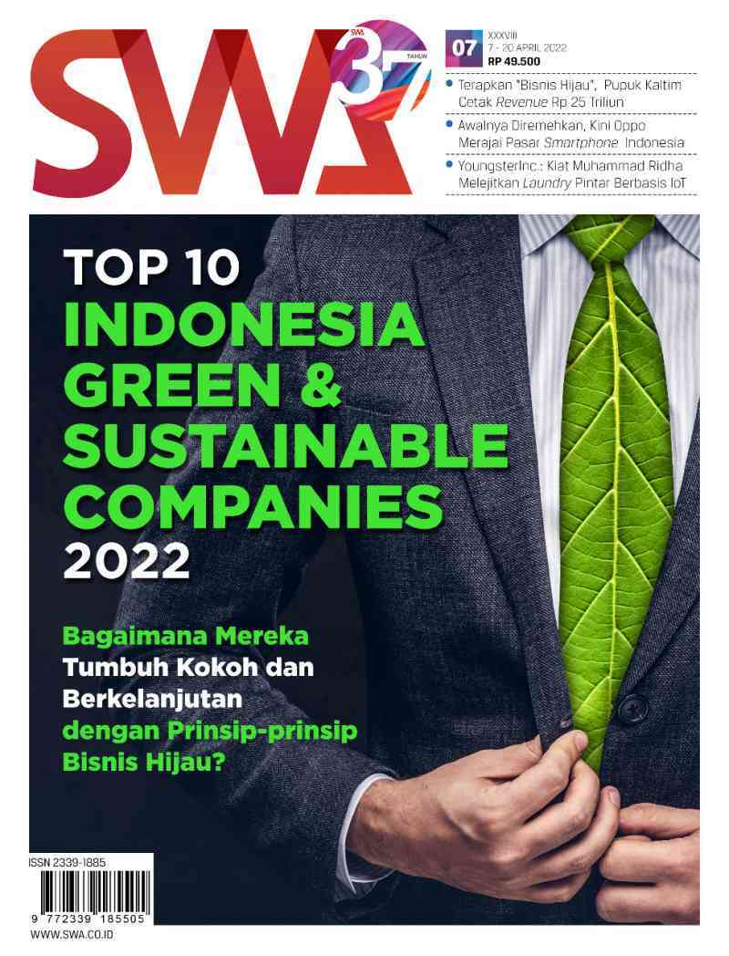 Promo majalah SWA edisi 07/2022 Top 10 Indonesia Green & Sustainable Diskon 10% di Seller Swa ...