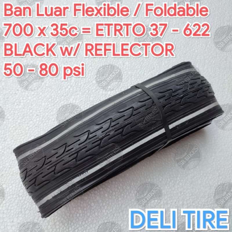 Jual BAN LUAR 700 X 35C SEPEDA GRAVEL RB. FLEXIBLE. REFLECTOR. DELI TIRE di Seller cahayaku ...