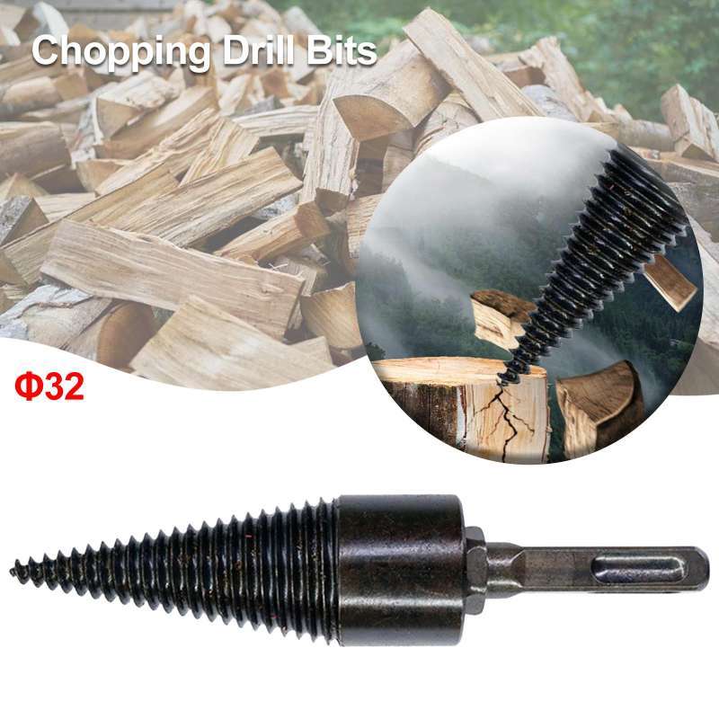 Jual Firewood Drill Bit Timber Breaking Chopper Bits Reamer Woodworking ...