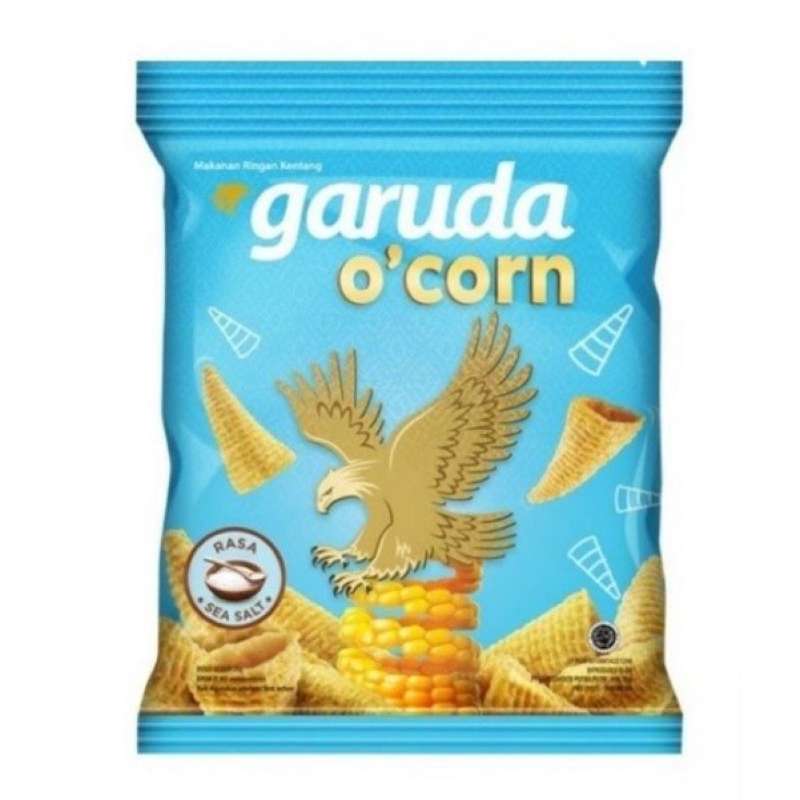 Jual GARUDA O CORN 21 GRAM SEA SALT O'CORN SNACK JAGUNG CEMILAN ANAK ...