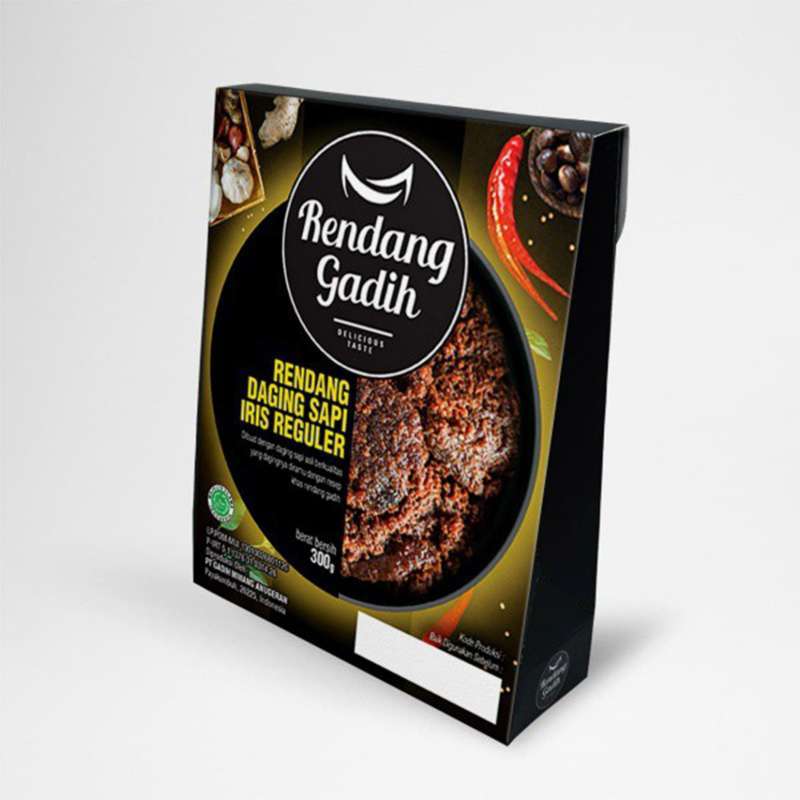 Promo Rendang Daging Sapi Iris - Rendang Gadih - Rendang Sapi MIris Reg ...