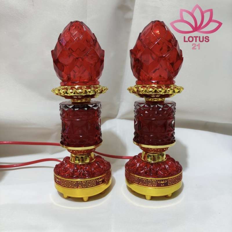 Jual Lampu LED Sien Thou | Tinggi 25 cm | Lampu Altar Papan Puja ...
