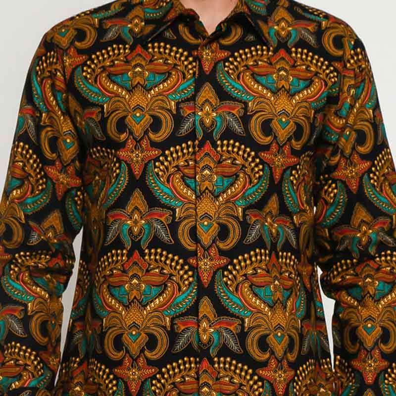 Jual Batik Arjunaweda Pisang Bali Kemeja Batik - Kuning [58228079 ...