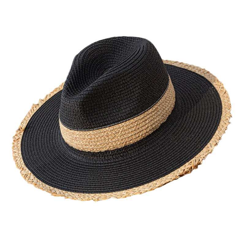 wide brimmed straw hat - Hospitallity Hd