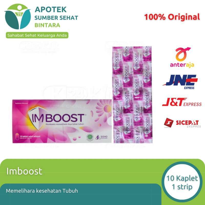 Jual Imboost Kaplet 1 Strip 10 Tablet di Seller Apotek Sumber Sehat ...