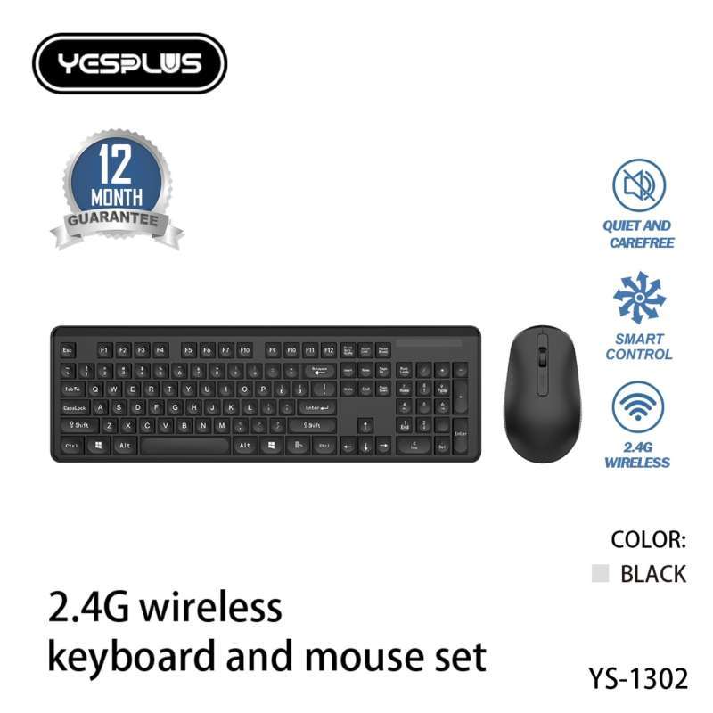 Jual Yesplus Ys-1302 Keyboard Free Mouse Wireless 2.4g Freedom Live ...