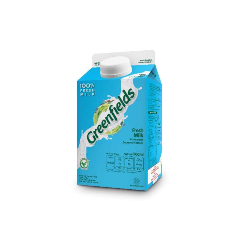 Jual Greenfields fresh milk full cream 500ml di Seller Ranch Market ...