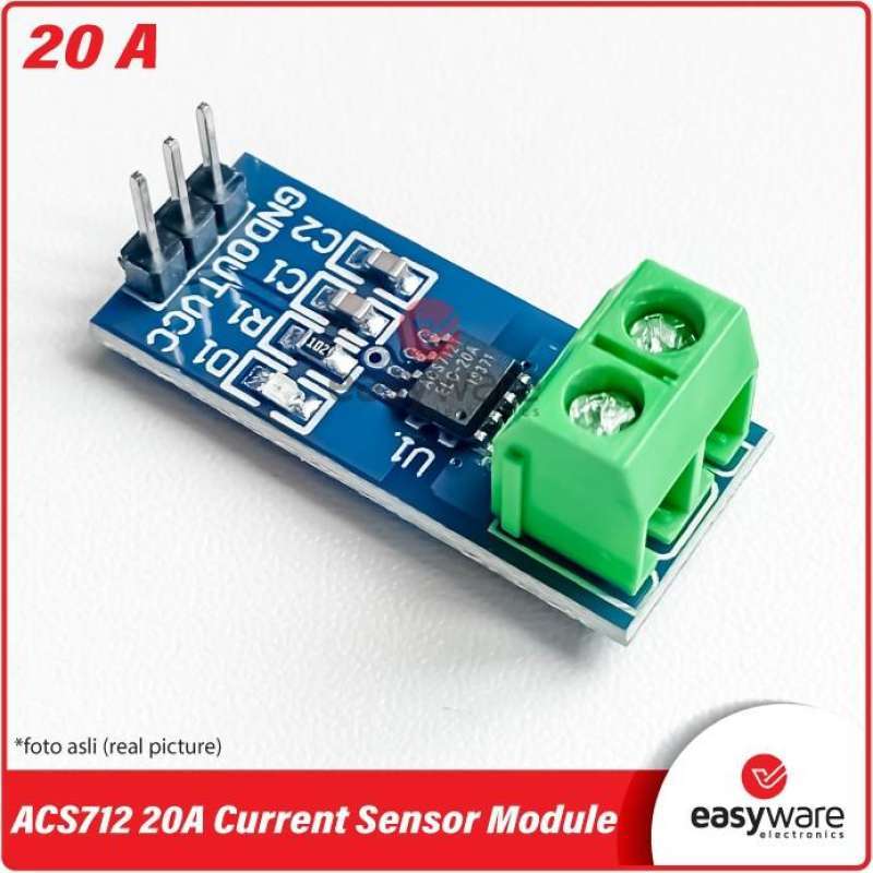 Promo ACS712 20A CURRENT SENSOR ARUS MODULE Diskon 1% di Seller ...