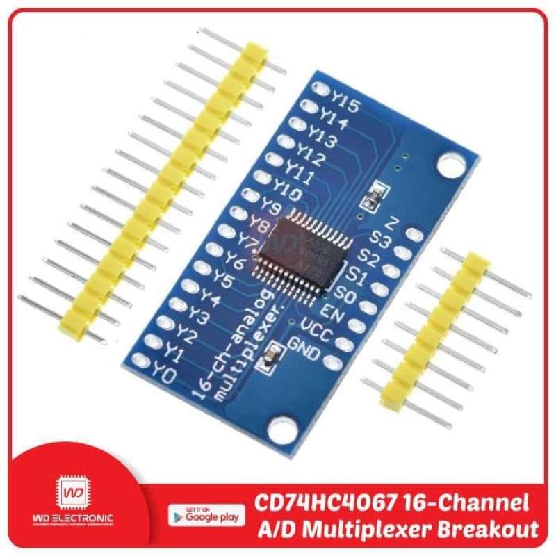 Jual CD74HC4067 16-Channel Analog Digital Multiplexer Breakout board di Seller EasyWare ...