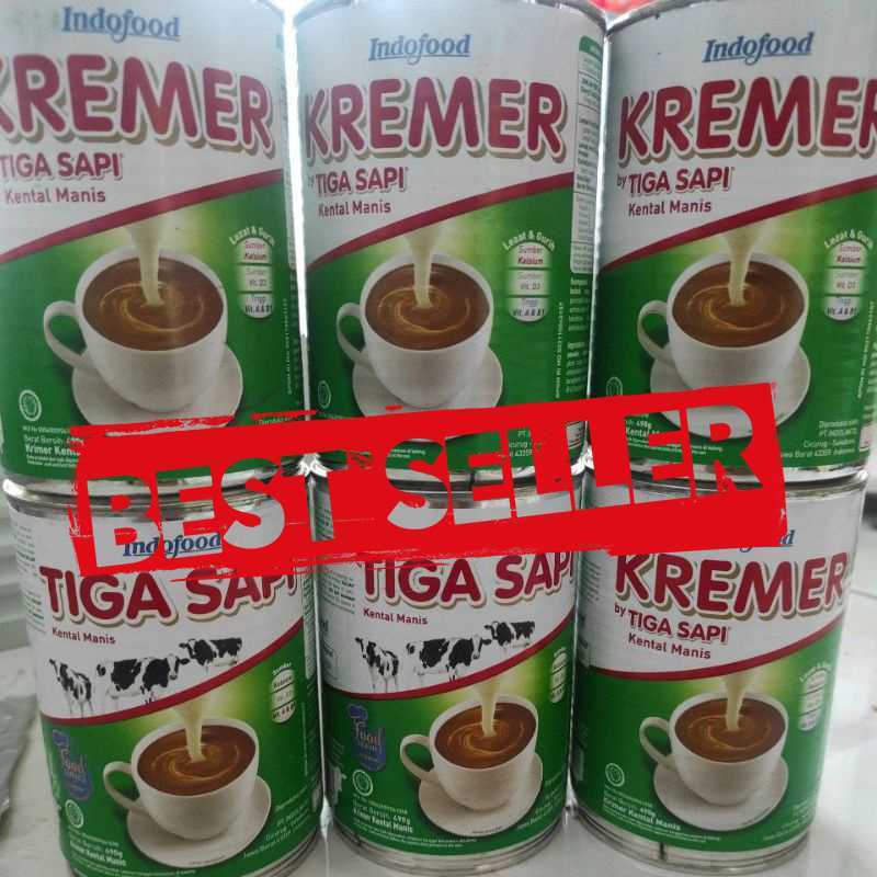 Promo 1 KARTON - Susu Kremer Kental Manis Cap Tiga Sapi Diskon 3% di ...