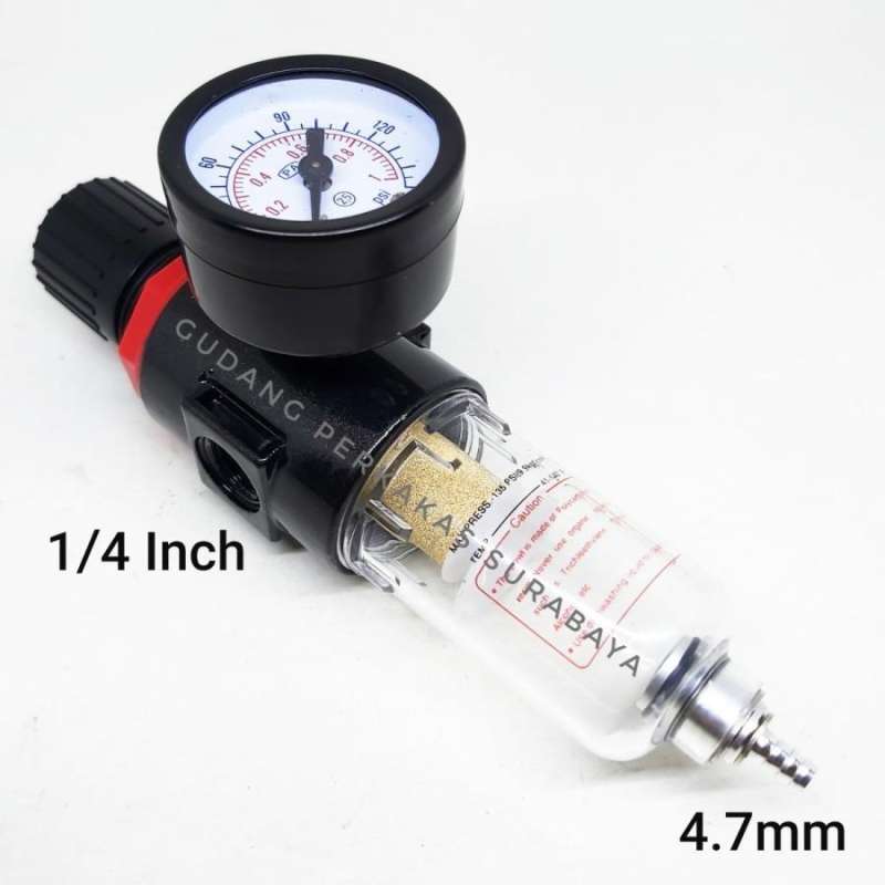 Jual MINI AIR FILTER REGULATOR 1 TABUNG SARINGAN UDARA KOMPRESOR AIR ...