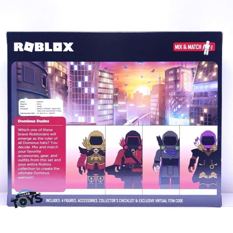 Jual Roblox Action Collection Dominus Dudes 4 Core Figure Pack Di ...