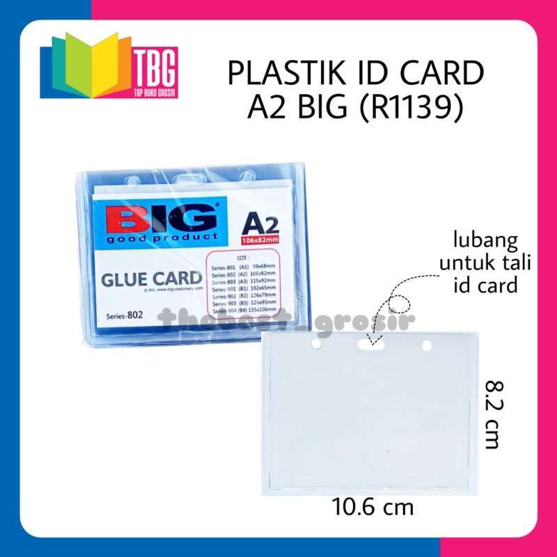 Jual 1 PAK (20 LEMBAR) PLASTIK ID CARD A2 BIG / PLASTIK ID CARD ...