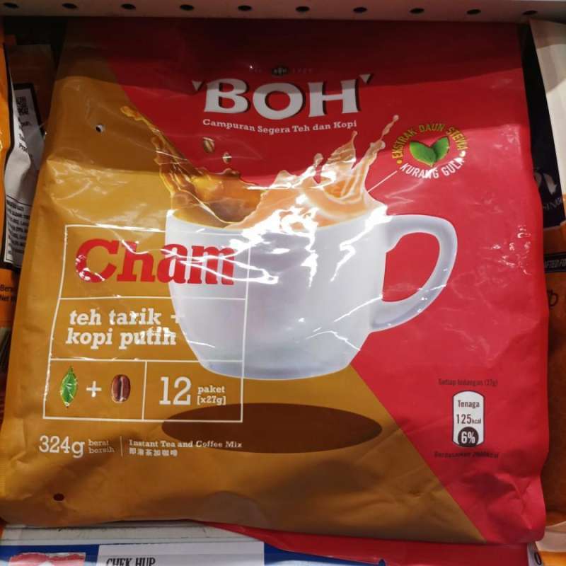 Jual Boh Cham Teh Tarik + Kopi Putih Bag 324gr Di Seller Imfoodmart ...