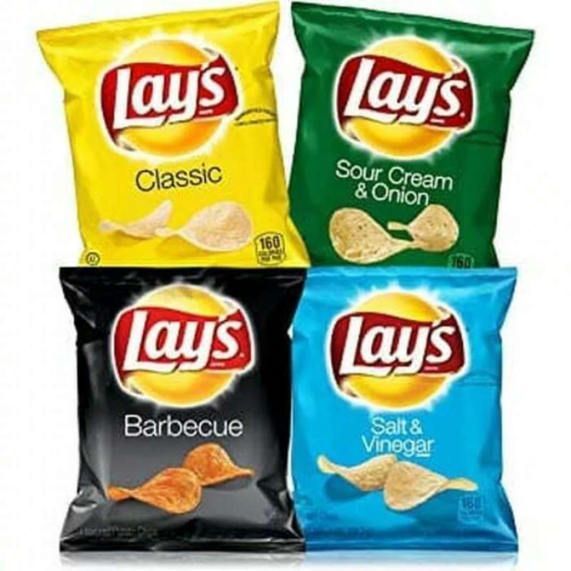 Jual LAY'S Lays Potato Chips 184gr Kripik Kentang Import USA - LAYS ...