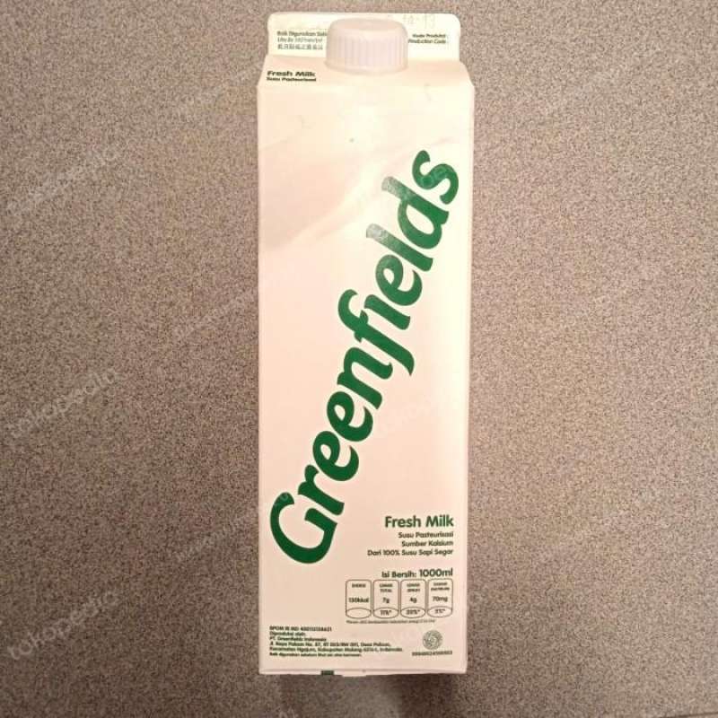 Jual greenfields fresh milk 1 liter di Seller Ckmrshop - Gandaria Utara ...