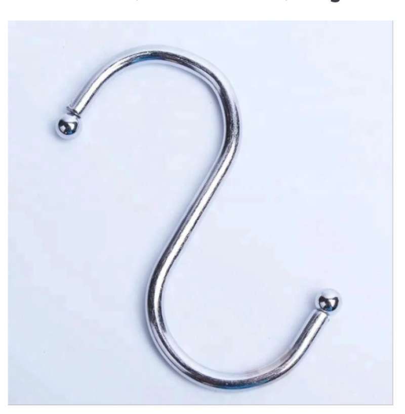 Jual GANTUNGAN HURUF S BESI CROME / LETTER S CHROME / PENGAIT BESI S ...